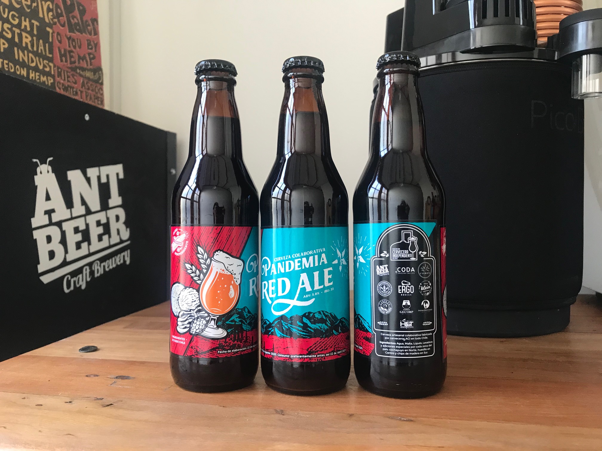 Pandemia Red Ale – Pack 4 botellas 330ml. – Ant Beer