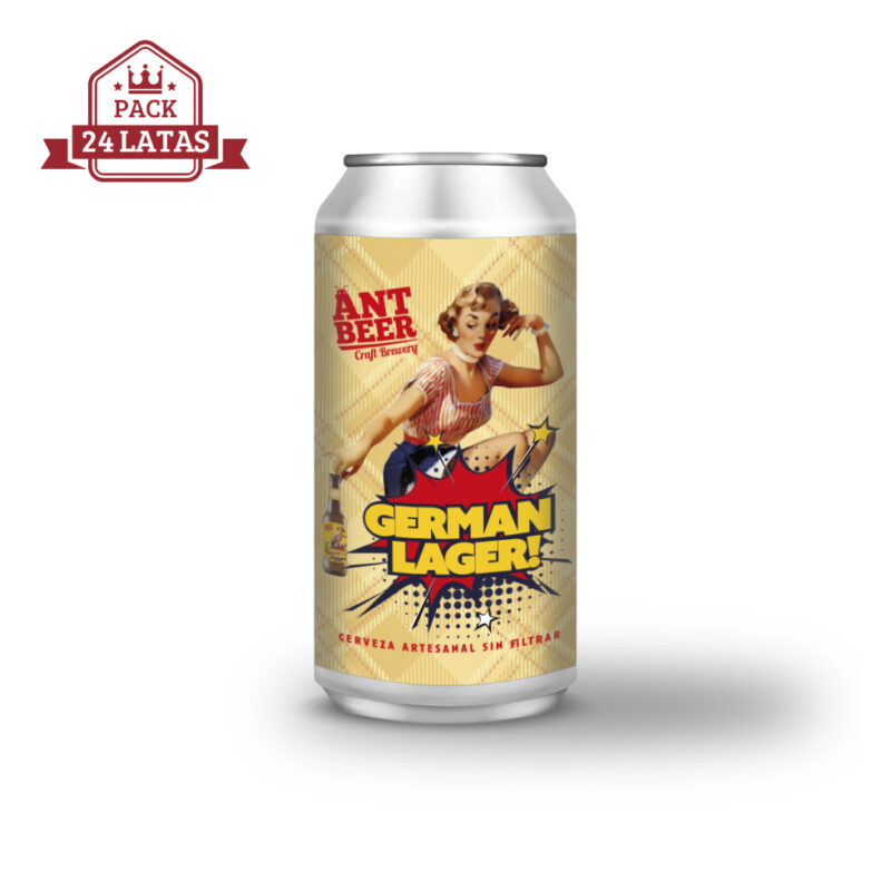 German Lager – Pack 24 latas 330 ml. – Ant Beer